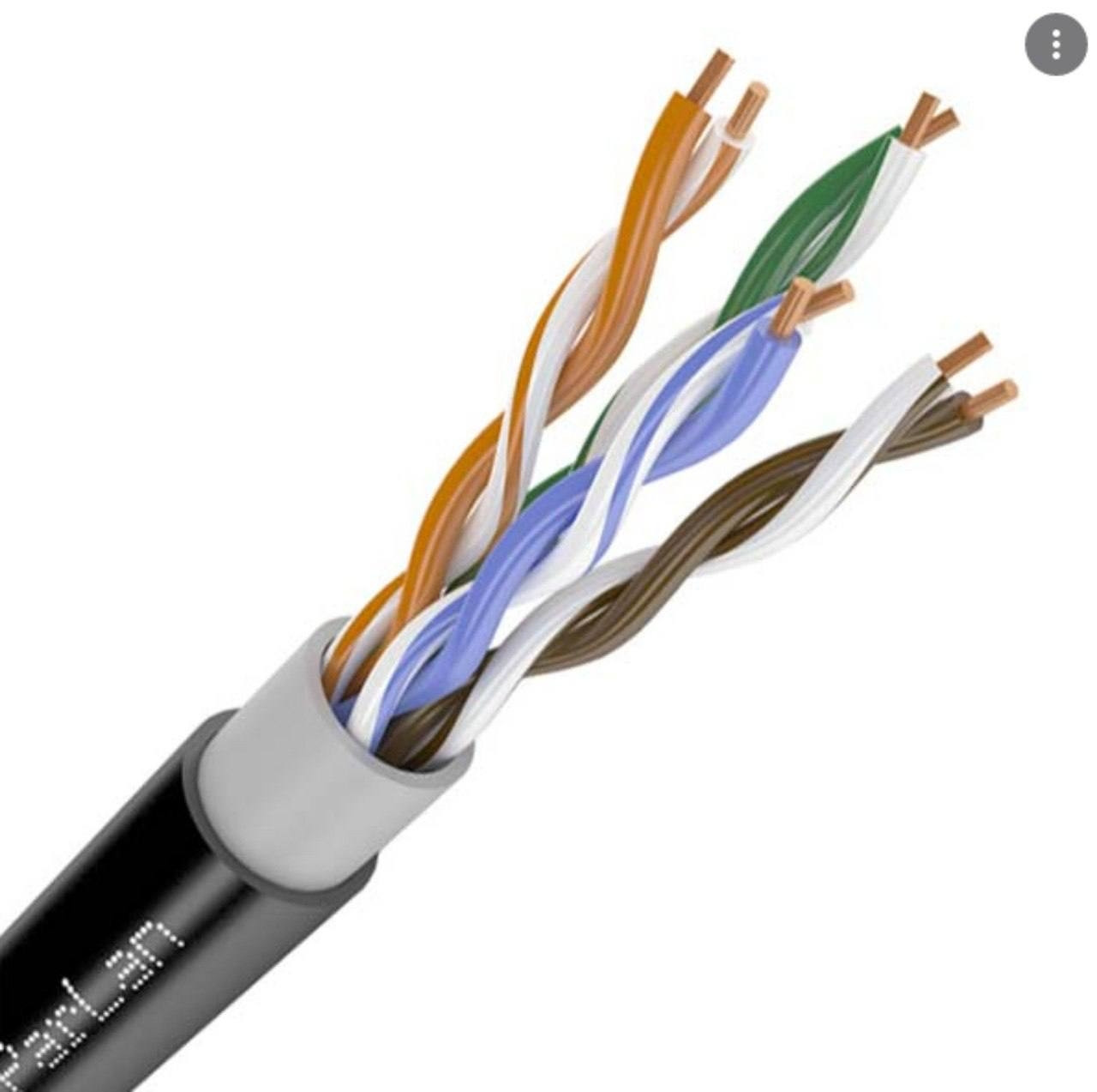 Витая Пара Кабель Сетевой Наружный Уличный UTP (2е Изоляции) (305м ...