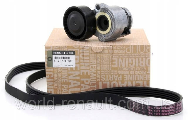 Renault (Original) 7701476475 - Комплект ремня(5PK1199) генератора на ...