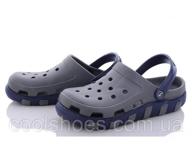 Купить Кроксы (Сабо) мужские серые Luck Crocs, цена 390 грн — Prom.ua ...