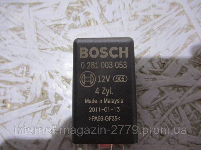 Купить Реле свічок розжарювання 2.2 DID (рестайлінг) Bosch 0281003053 ...