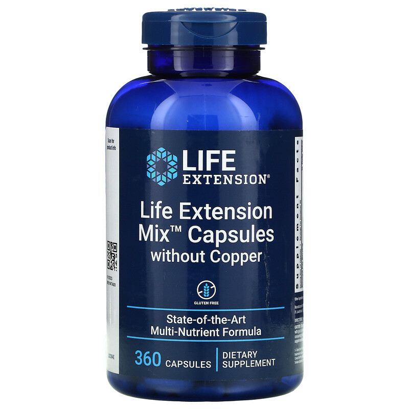 Мультивитаминный комплекс с минералами Life Extension "Mix Capsules ...