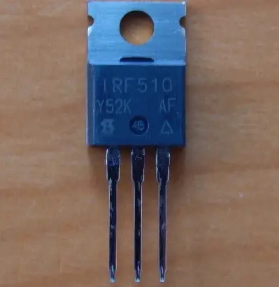 Транзистор IRF510 N-Канал 100V 0,54 Ом 5.6 А TO-220-3, ціна 10.70 грн ...