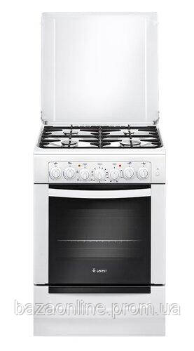 Купить Плита комбинированная GEFEST 6102-02 0300 белая ( газ контроль,гриль,подсв,чуг.реш ...