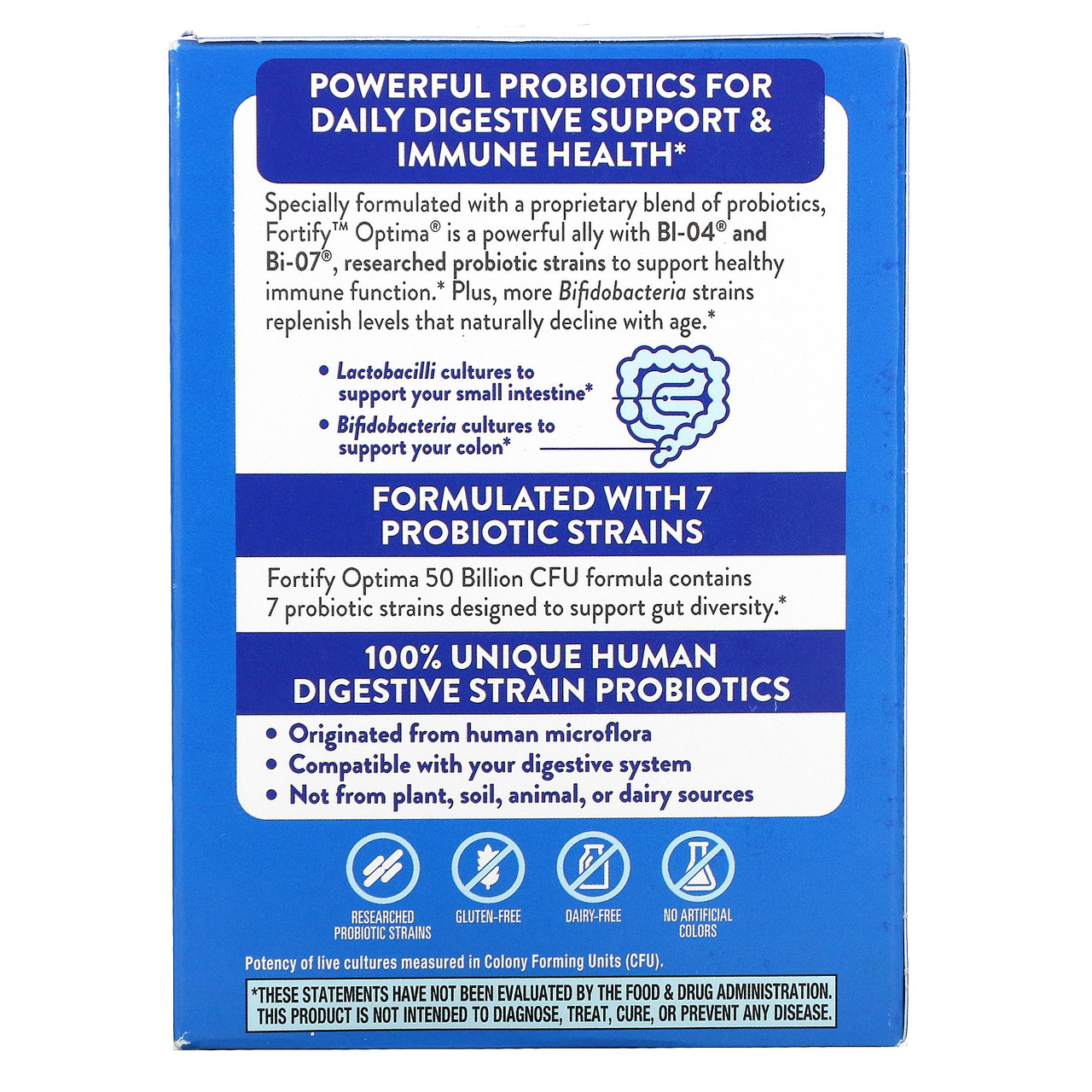 Пробіотики для людей віком від 50 років Nature's Way "Fortify Optima ...