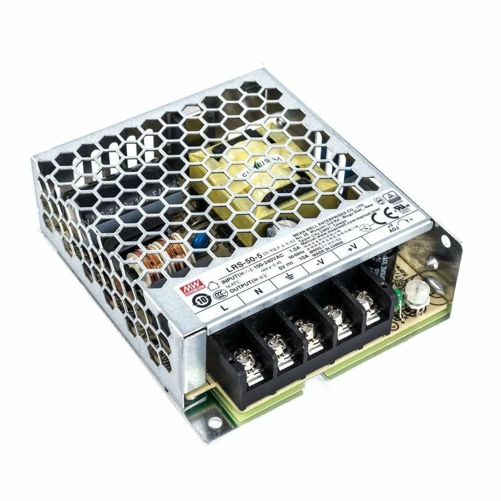 Блок живлення Mean Well 50W 5V LRS-50-5 купити в інтернет-магазині | LedBox