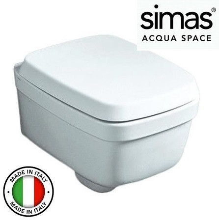 Подвесной унитаз Simas Evolution EVO18 с крышкой "микролифт": купить по лучшей цене со скидкой в ...