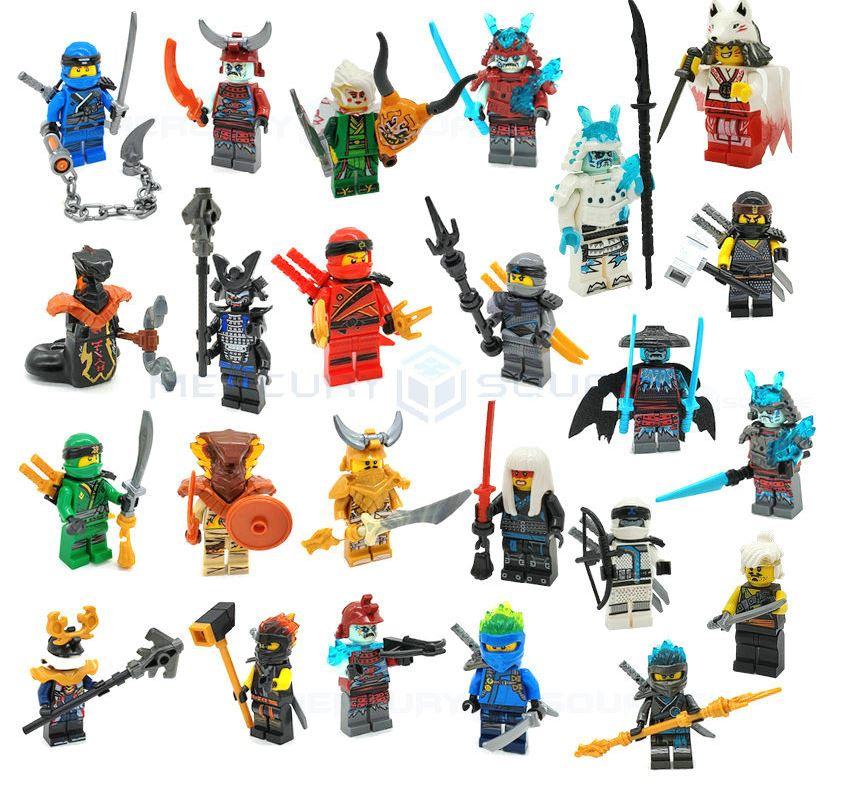 Большой Набор Фигурки Человечки Ниндзяго Ninjago для Лего Lego 24 Штуки ...