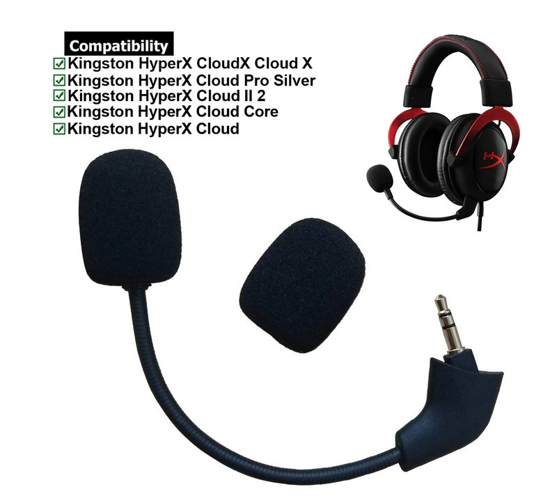 Микрофон HyperX Cloud II 2 Cloud Core Cloud Silver HXS-HSMC1 Cloud X ...