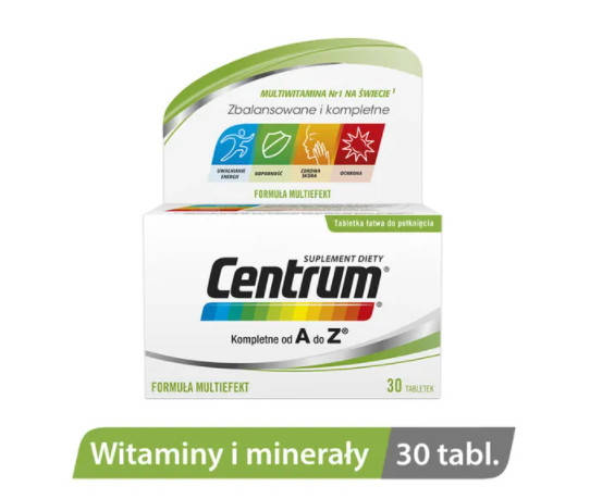 CENTRUM A - Z - витамины и минералы для взрослых, 30 таб. (ID ...
