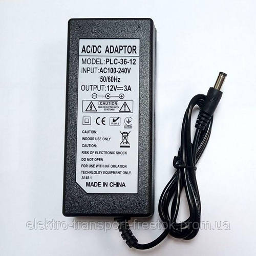 Купить Блок питания для камер видеонаблюдения 12 вольт 3 Ампера 36W OEM ...