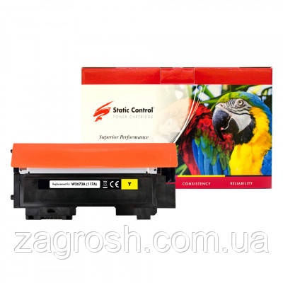 Купить Картридж Static Control HP W2072A (117A) yellow Parrot (002-01 ...