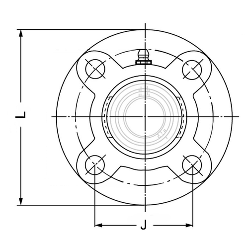 Купить Подшипник с корпусом UCFC 203, CX (Польша), цена 248 грн — Prom ...