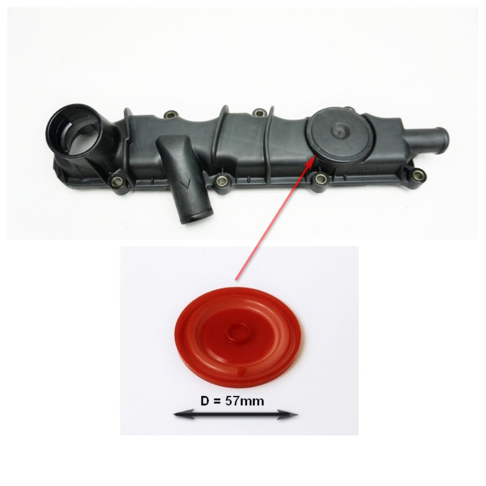 Мембрана клапанної кришки Citroen, Peugeot 1.9D / 2.0HDI 9628257080 ...