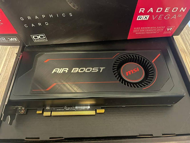 Radeon RX Vega 56 8Gb 2048bit MSI Air Boost відеокарта в чудовому стані ...