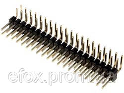 Купити Міжплатний з'єднувач PLD-40R (подвоєний кутовий 2x20), ціна 8.42 ...