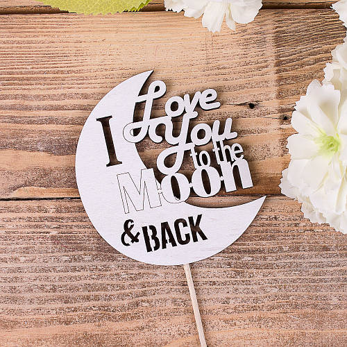 Купить Топпер To the moon and back, цена 24.20 грн — Prom.ua (ID ...