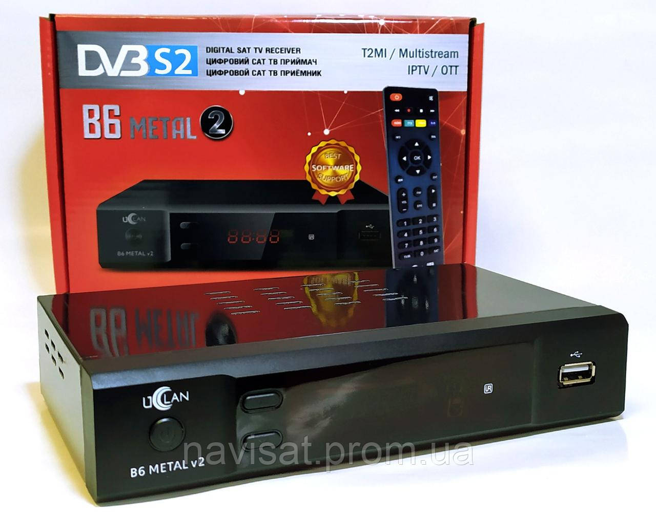 Ресивер uClan B6 Metal (V2): продажа, цена, гарантия,сервис,доставка по Украине, купить в Днепре ...