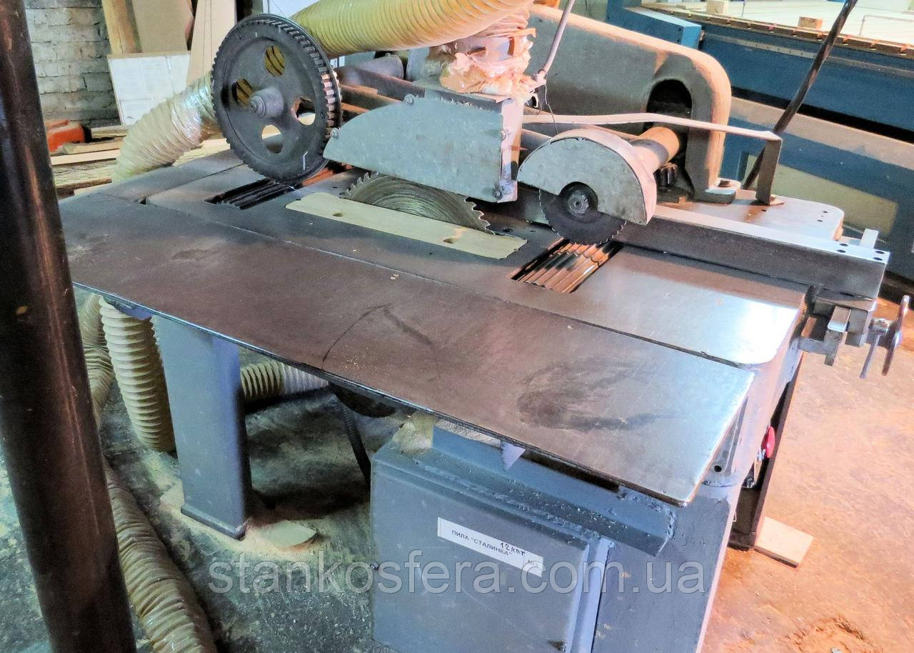 Циркулярка бу с протяжкой заготовок для продольного раскроя ...