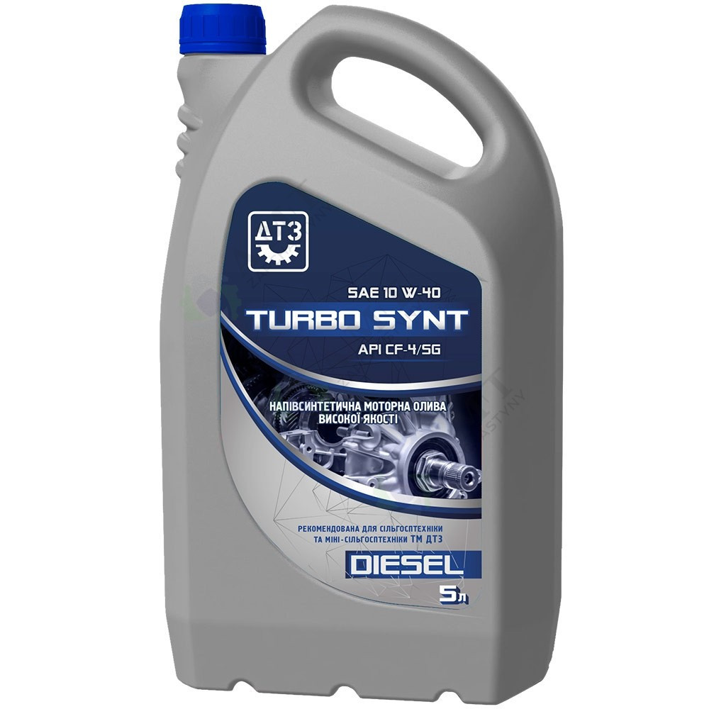 Купить Масло Моторное ДТЗ Turbo Synt Diesel 10W-40 API CF-4/SG 5 Л ...