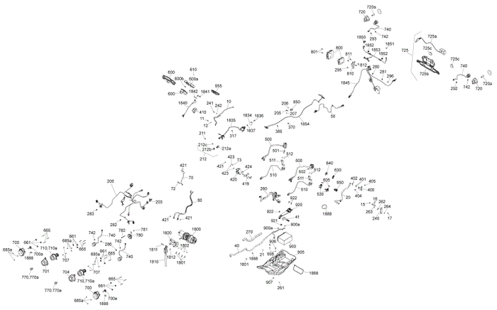 Реле стартера на квадроцикл Brp Can-Am 710001364 710007777 SMF-RL057 ...