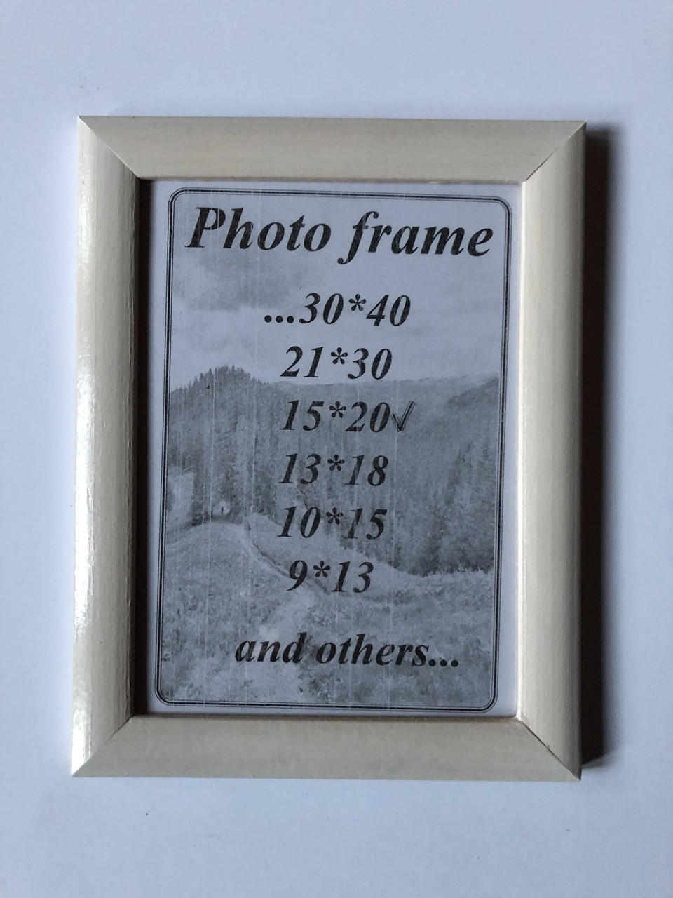 Купити Фоторамка А5 дерев'яна в асортименті (15 х 21 см), ціна 60 ...