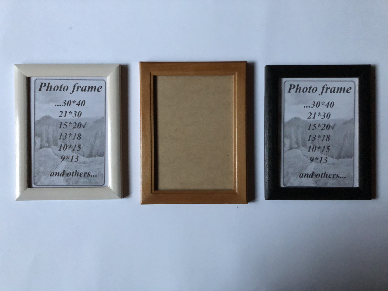 Купити Фоторамка А5 дерев'яна в асортименті (15 х 21 см), ціна 60 ...