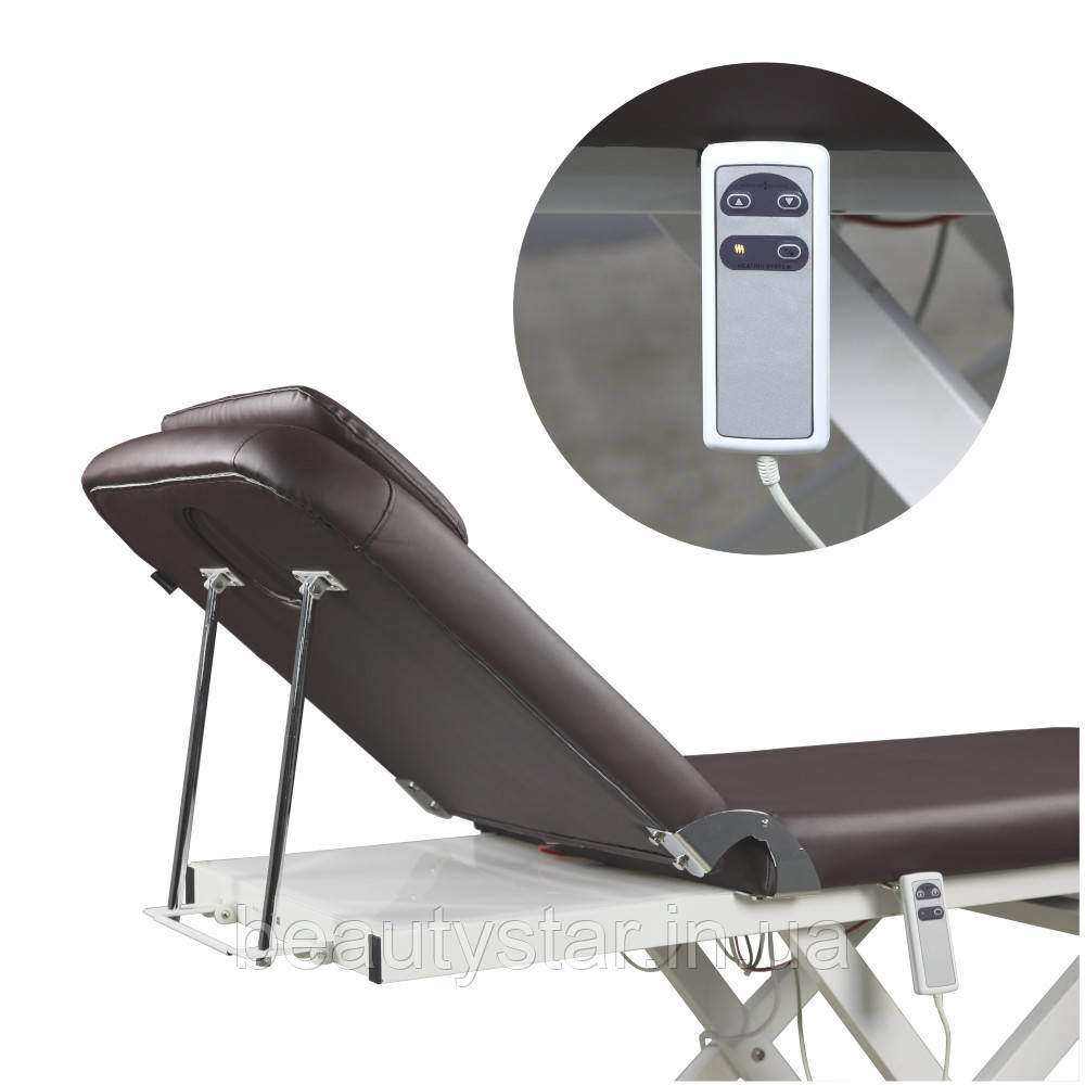 Массажная кушетка с ПОДОГРЕВОМ электроприводом Двух секционный ...