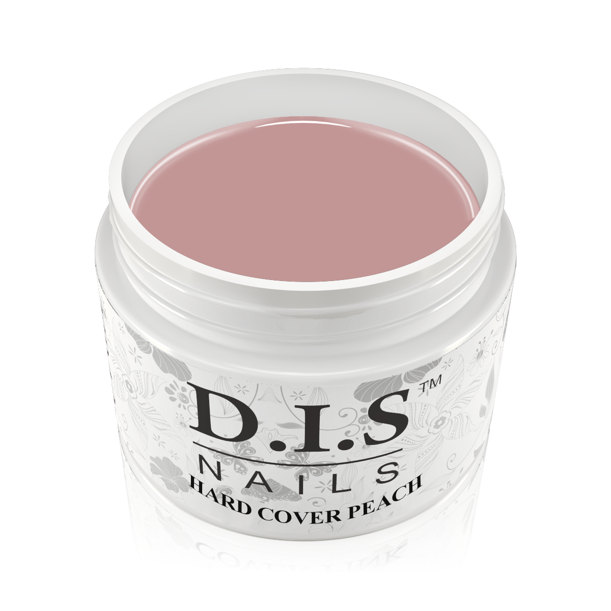 Камуфлирующий гель D.I.S Nails Hard Cover Peach, 30 г, цена 185 грн ...