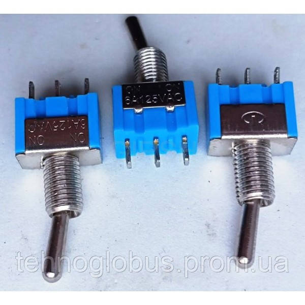 Тумблер MTS-102 3 конт,2 полож 250В 3А (ID#1561419513), цена: 14.70 ...