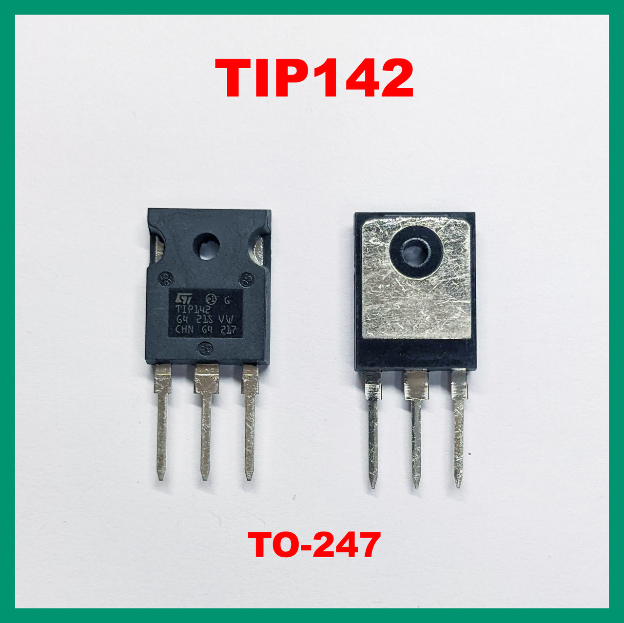 Купить Транзистор TIP142 TO-247 оригинал б\у, цена 30 ₴ — Prom.ua (ID#1561458968)