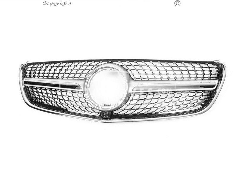 Решетка радиатора Mercedes w447 - тип: diamond 2015-2020 для V-class ...