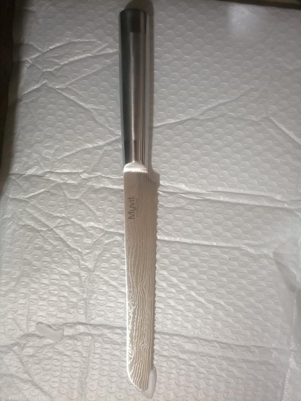 Ножи Myvit нержавеющая сталь 7CR17 440C, имитация дамасской стали ...