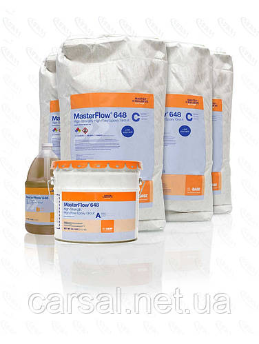Високоміцна підливна суміш на епоксидній основі MasterFlow 648 (ID#1562376884), ціна: 415.87 ...