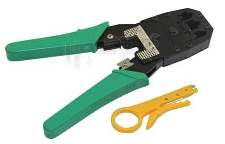 Клещи обжимные RJ45 RJ11 DL-315: продажа, цена в Полонном. Ручные ...