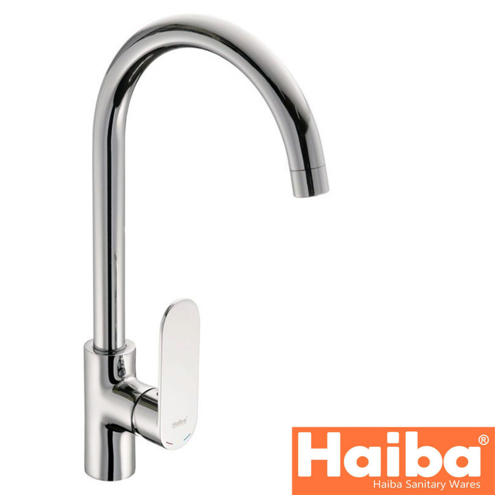 Купить Смеситель для кухни Ухо HAIBA AMIX (Chr-017), цена 1335 ₴ — Prom.ua (ID#1261661494)