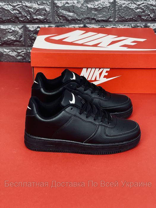 Кроссовки Nike Force Black 2022 Новинка Найк Аир Форс Черные Кросовки ...
