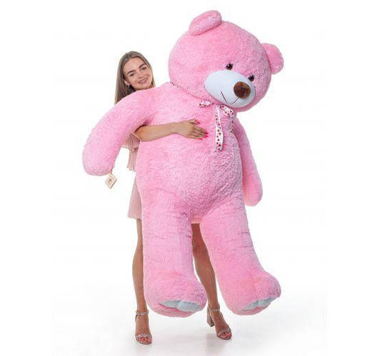 Купить Большой плюшевый мишка Мистер Розовый Медведь, высота 2 метра ...