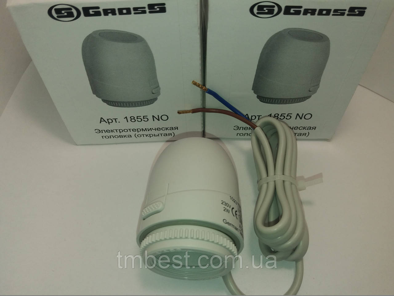 Электротермическая головка Gross NО (відкрита) 30-1.5 купить по низкой цене в Харькове - Tmbest