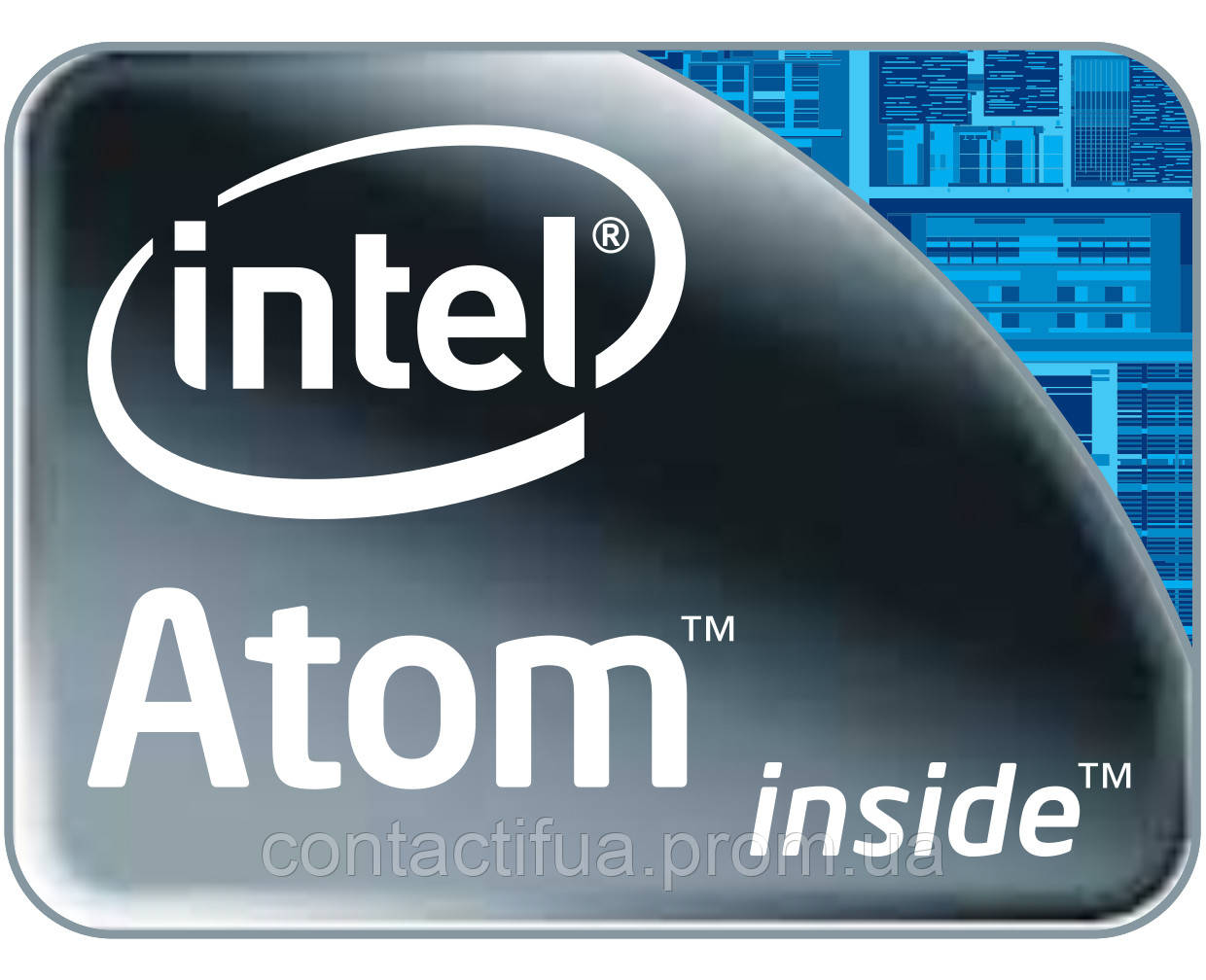 Купить Наклейка Intel Atom Inside gray, цена 14 ₴ — Prom.ua (ID#1103448889)