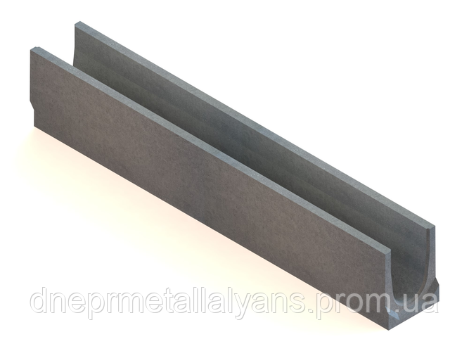 Лоток бетонный с внутренним уклоном 1000х140х150 BetoMax Basic DN100, H150-145/7 (ID#1566455075 ...