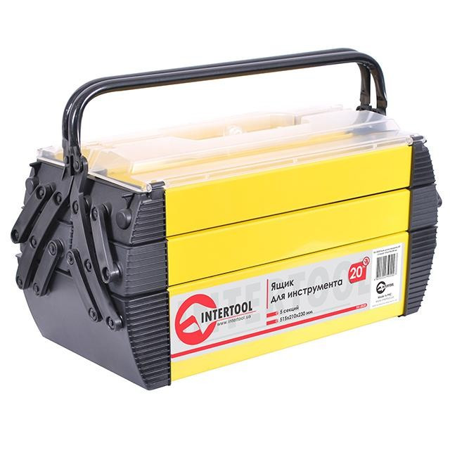 Ящик для Інструментів 20", 5 Секций, 515*210*230 Мм INTERTOOL BX-5020 — Купить Недорого на Bigl ...