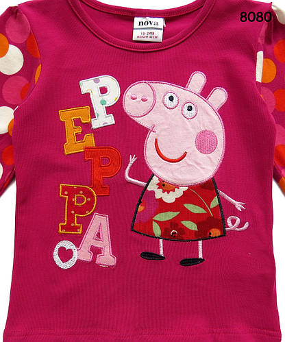 Кофта Peppa Pig для дівчинки. 92, 116 см (ID#249929700), ціна: 230 ...