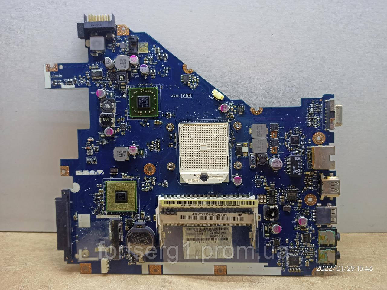 НЕ РАБОЧАЯ Материнская Плата (LA-6552P) на EMashines E442 — Купить ...