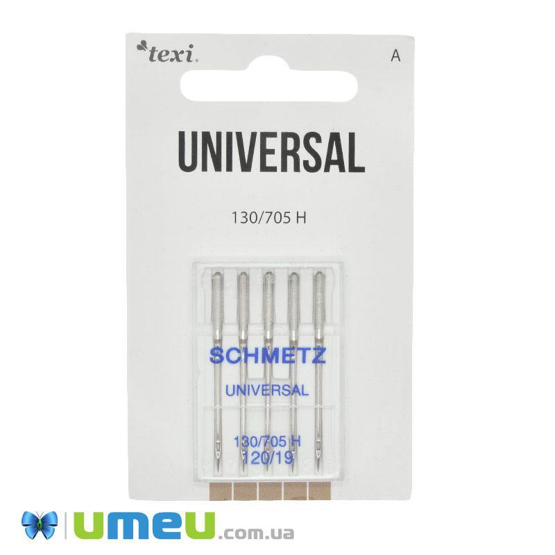 Иглы SCHMETZ UNIVERSAL №120/19 для Бытовых Швейных Машин, 5 Шт, 1 Набор ...