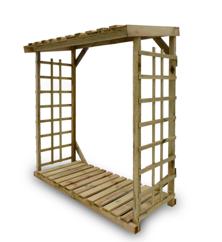 Купить Сарай для сушки дров XXL DREW01 192х185х68 см, цена 7506 ...