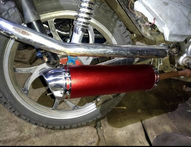 Купить Глушитель прямоток на мопед Альфа Дельта Актив, цена 950 ...