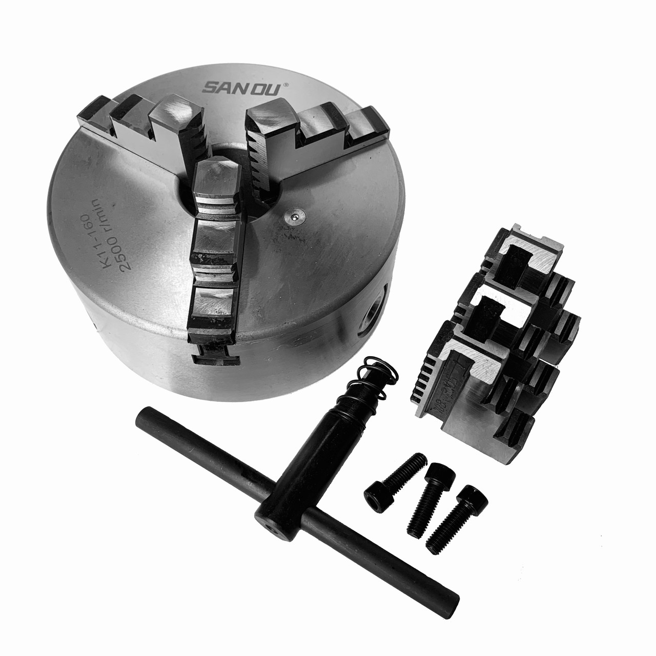 Патрон токарний Sanou 3х кулачковий 160 мм самоцентруючий: продаж, ціна ...