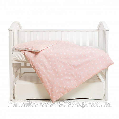 Сменная постель 3 эл Twins Happy 3033-TH-30308, rabbits pink, белый ...