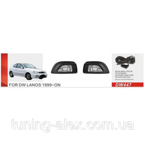 Фары Доп.модель Daewoo/Lanos Sport/1999-/эл.проводка — Купить Недорого ...