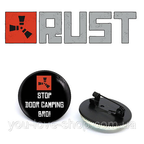 Значок Rust З написом Раст Id 1570221930 ціна 89 ₴ купити на Prom Ua